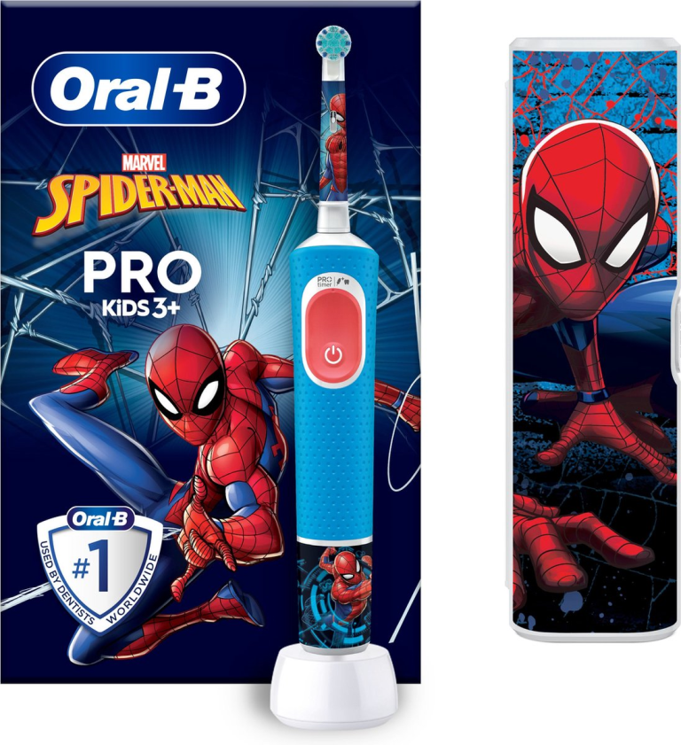 Oral-B Electric Tootbrush Pro Kids Spiderman With Case – Rosera