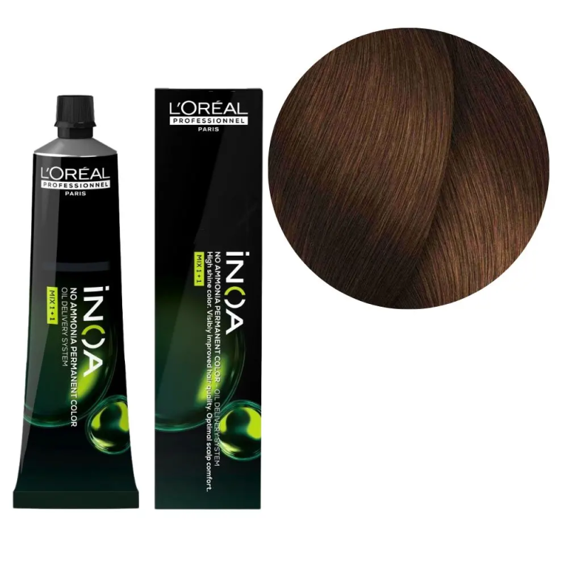 L’Oreal Professionnel Inoa Permanent Hair Dye No 6.34-Dark Golden ...